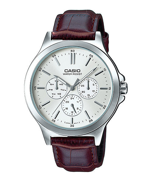 CASIO MTP-V300L-7AUDF White Analog Dial Men's Watch – casiostore.bhawar.com